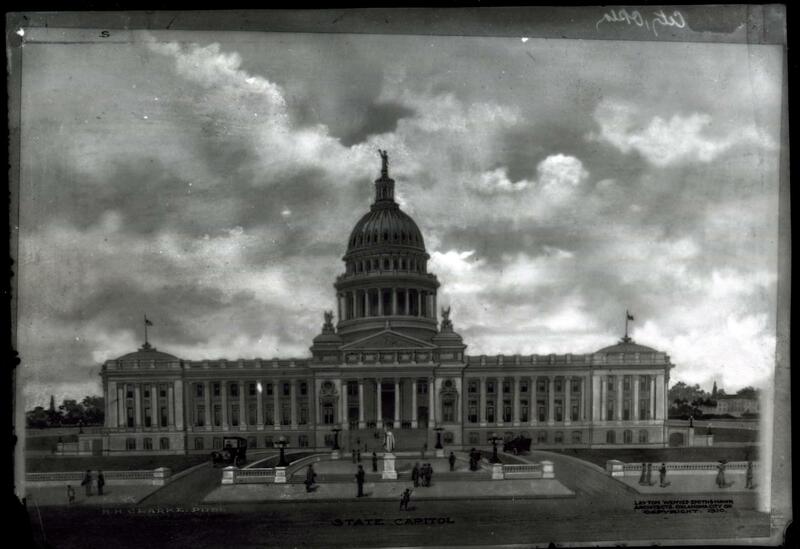 "Oklahoma State Capitol Building." Photograph. 1910. From The Gateway ...